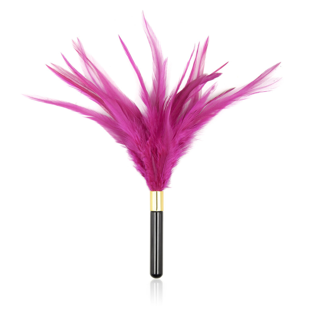 Feather tickler 25cm pink - MAZE